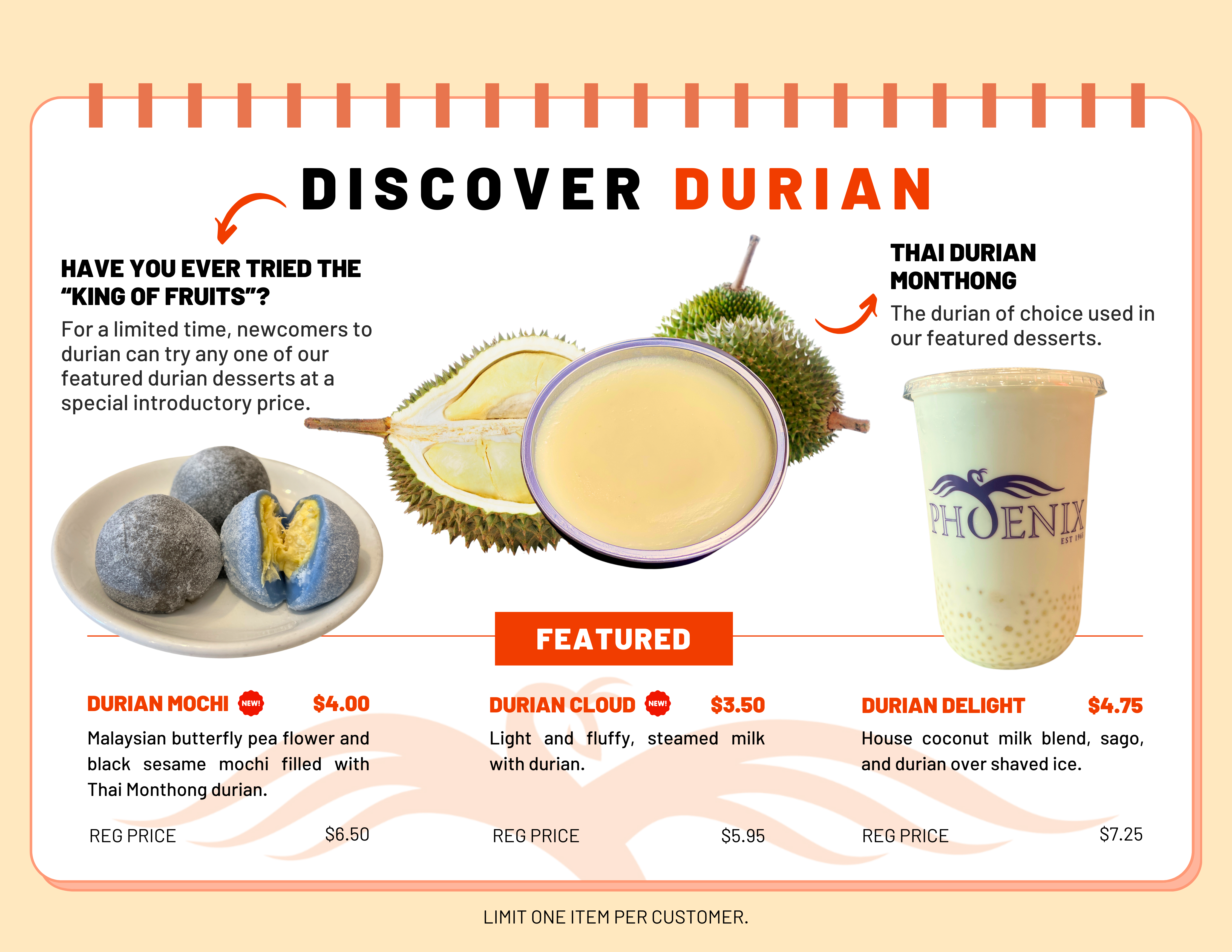 Discover Durian: Have You Ever Tried the "King of Fruits"? – Phoenix Food